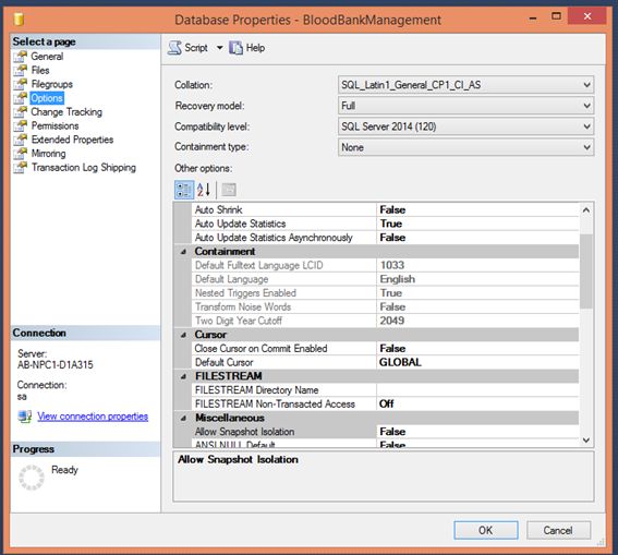 Recovery Model In SQL Server