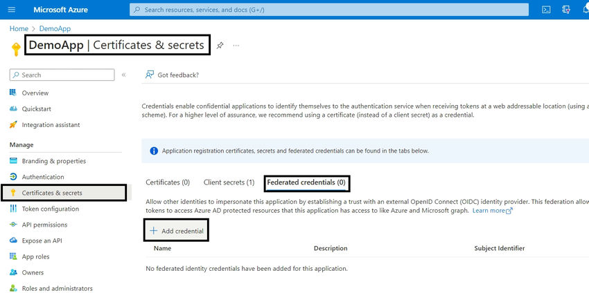 Registering Applications with Certificates, Secrets, and Federated ... Registering Applications with Certificates, Secrets, and Federated ...