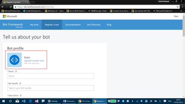 Registering Your Bot Application And Testing Your Connection At Bot Framework 4283