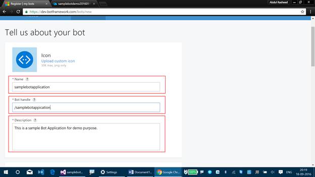 Registering Your Bot Application And Testing Your Connection At Bot Framework 6996
