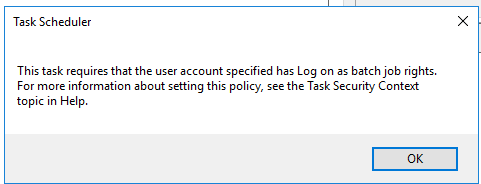 Remove IIS Log Files (2-2) --- Add "Log on as a batch job" Right to a user