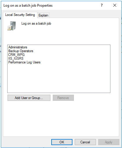 Remove Iis Log Files 2 2 Add Log On As A Batch Job Right To A User