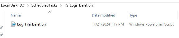 Remove Iis Log Files 4 Deploy Powershell Automation By Pipeline