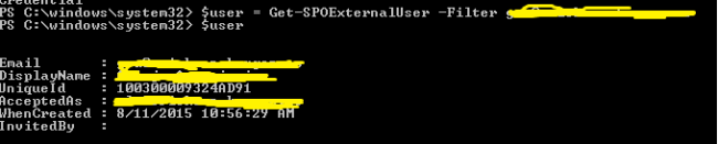 Removing An External User From SharePoint Online Using SharePoint Online Management Shell