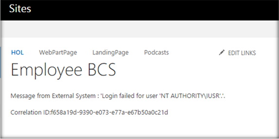 Resolving Login Issue In SharePoint BCS Configuration Resolving Login Issue In SharePoint BCS Configuration