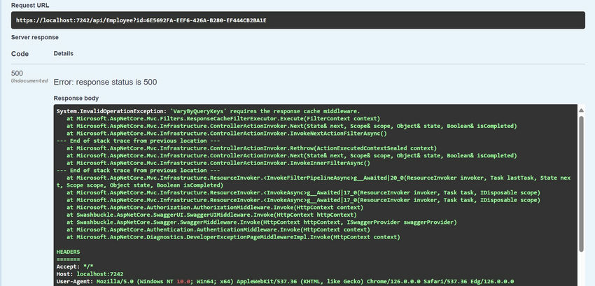 Response Cache Attribute in .NET Core 8: Usage, and Examples