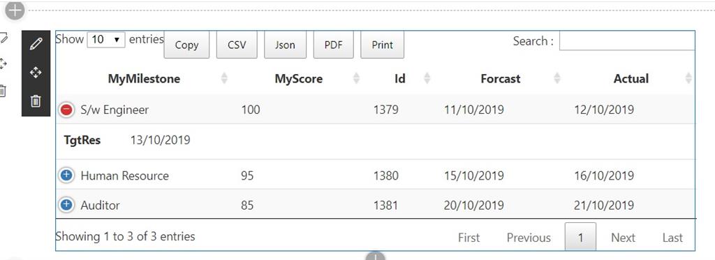 Responsive DataTable With Spfx Including Export Buttons
