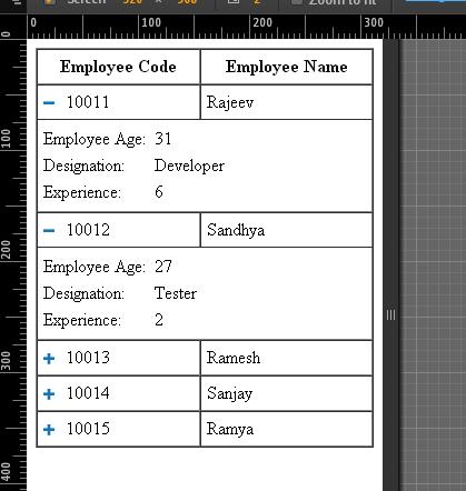 Responsive Tables Using Footable