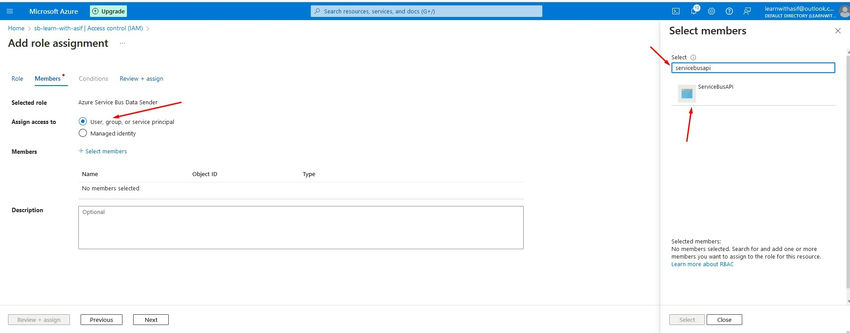 REST API to Send Messages to Azure Service Bus Topic Subscription
