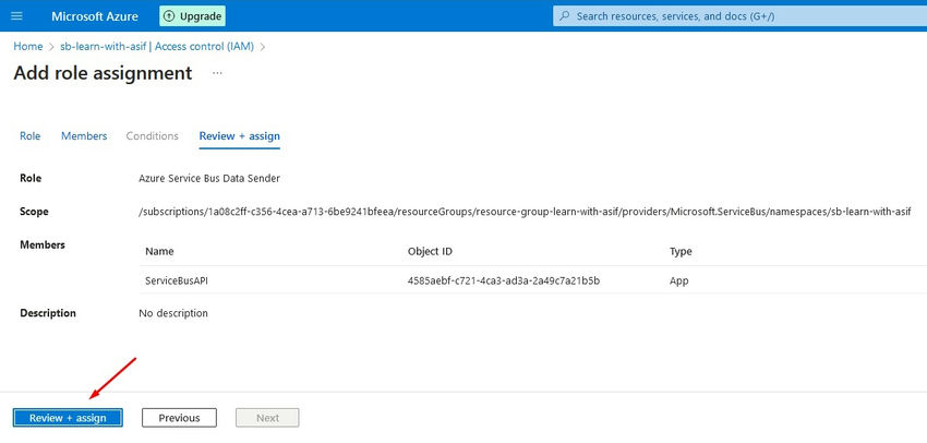 Rest Api To Send Messages To Azure Service Bus Topic Subscription
