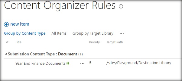 Route Uploaded Documents In SharePoint Using Content Organizer Rules