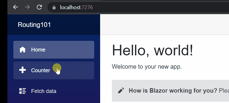 Routing In Blazor