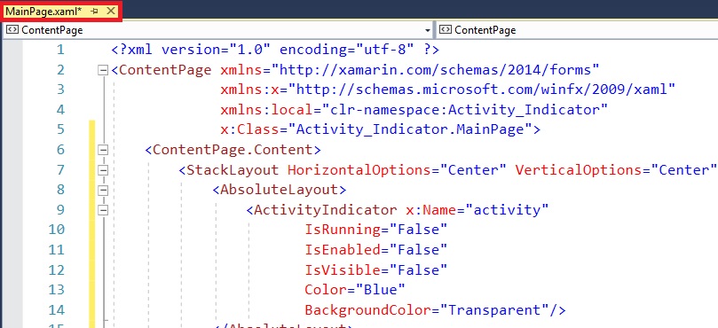 Run And Stop Activity Indicator In Xamarin Forms