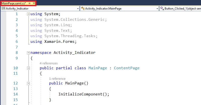 Run And Stop Activity Indicator In Xamarin Forms