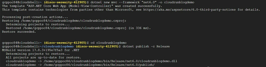 Run .NET 6 containerized applications on Google Cloud Run