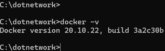 Running .NET Core Application using Docker Container
