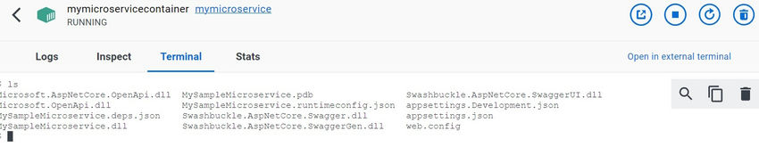 Running .NET Core Application using Docker Container