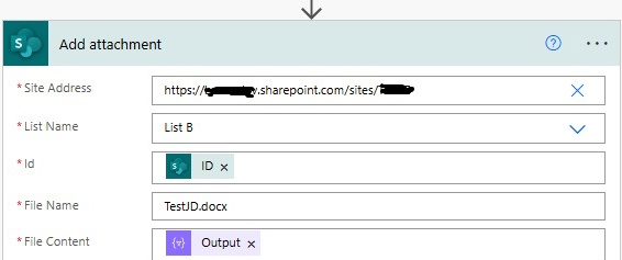 Save List Data to Another List as an Attachment Using Power Automate