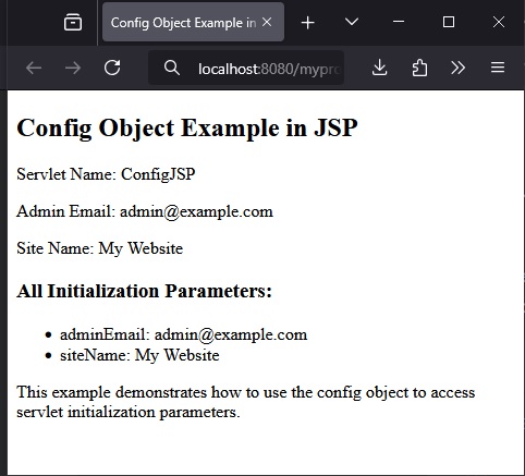 Scope Communication Object in JSP