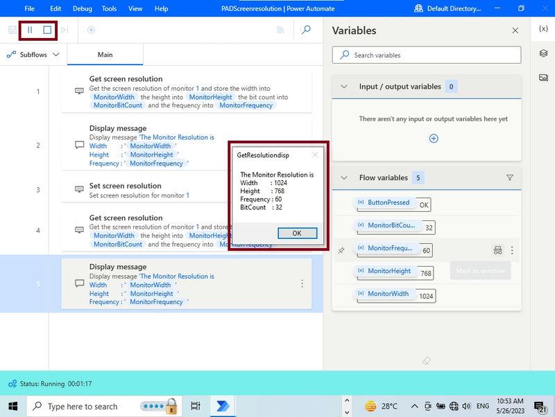 Screen Resolution In Desktop Flow Using Microsoft Power Automate 