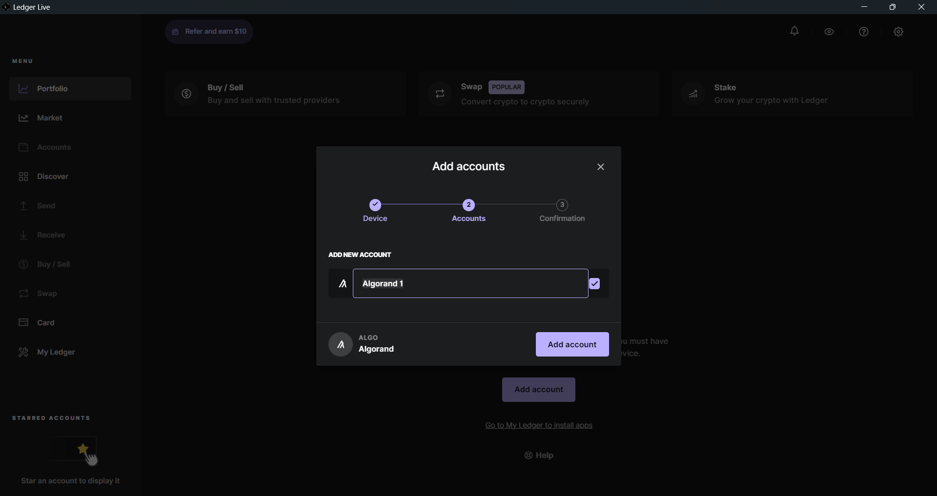 Securely Set Up Your Algorand Account on Ledger Nano
