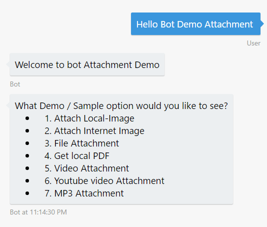 Sending Bot Reply Message With Attachment Using Bot Framework 3539