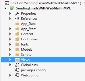Sending Emails In ASP.NET MVC From Razor View Using WebMail Helper