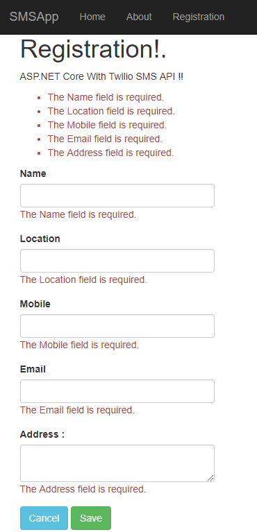 Sending Sms Using Aspnet Core With Twilio Sms Api 0834