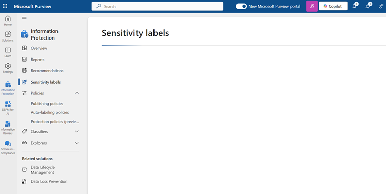 Sensitivity Labels in Microsoft 365