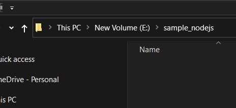 Set Up The Node Environment and Run a Simple Node Server Project