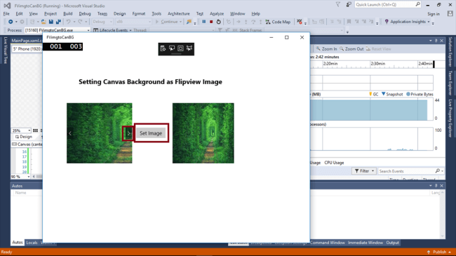 Setting Canvas Background As Flipview Selected Image In Uwp 4898