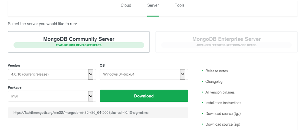 Setting Up A MongoDB Server On Windows VM In Azure
