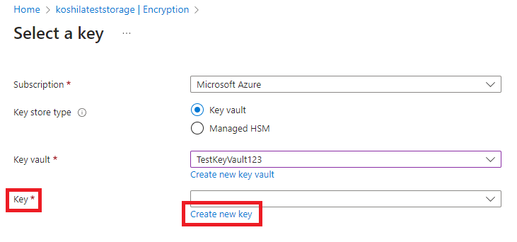 Setting Up Azure Blob Storage Encryption