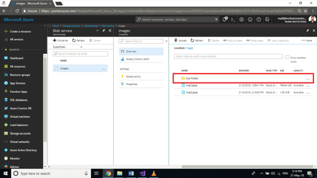 Setting Up Blob Hierarchies - Understanding Blob Storage - Part Four