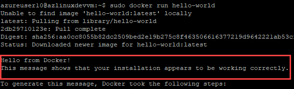Setting Up Docker In Linux Vm For Container Apps