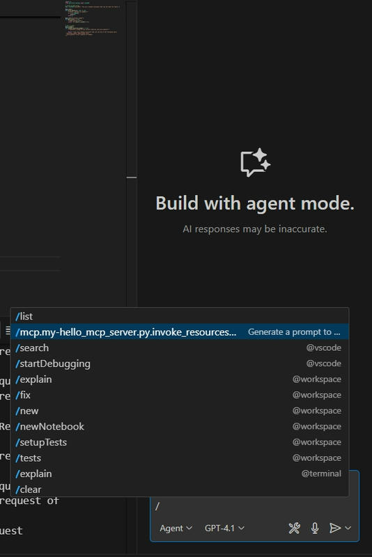 Setting up MCP server for AI Agents in Python