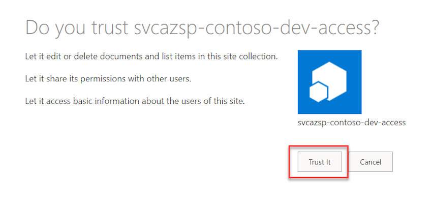 Setting up SharePoint app-only principal with App Registration