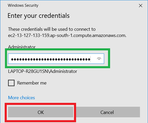 Setup Amazon EC2 Windows Instance