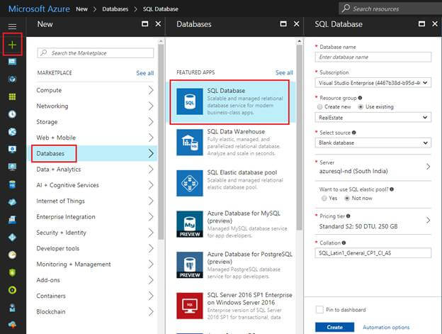 Setup And Connect To Azure SQL