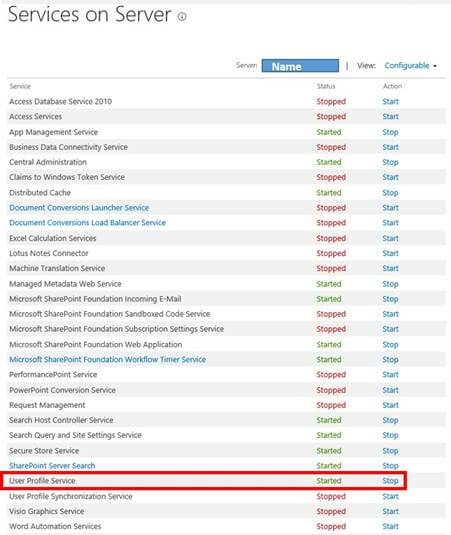 Setup And Start The Sharepoint 2013 User Profile Service