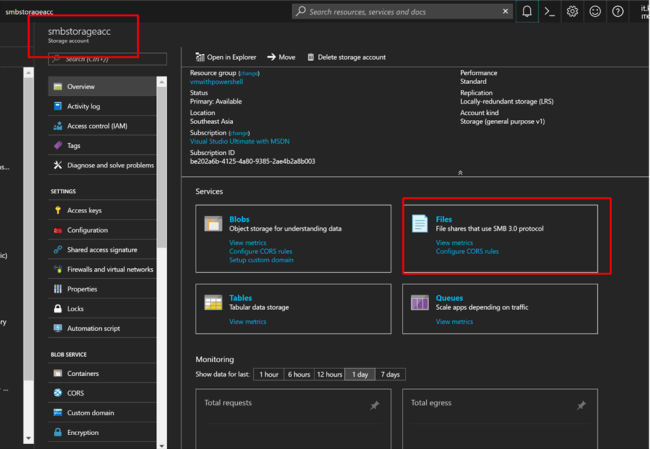 Shared Storage With Azure Virtual Machine