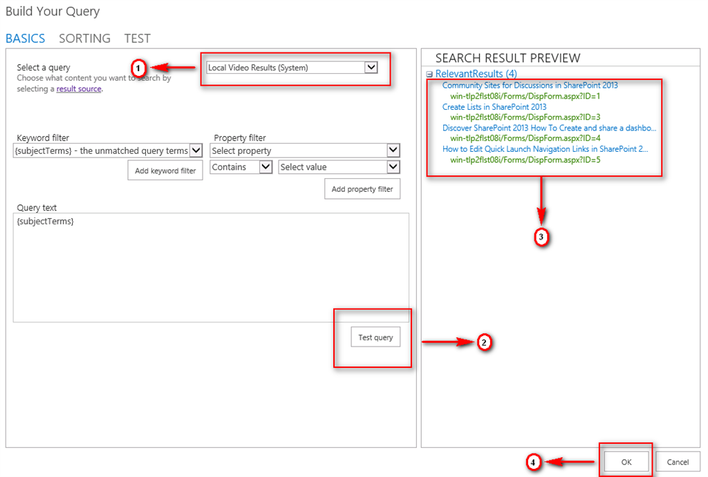 SharePoint 2013: How To Create Custom Intent Based Results Blocks Using Query Rules