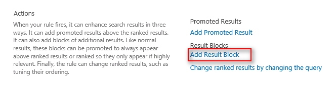 Sharepoint 2013 How To Create Custom Result Blocks Using Query Rules 3376
