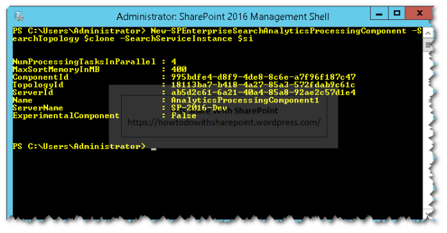 How To Configure Search Service Application Using PowerShell