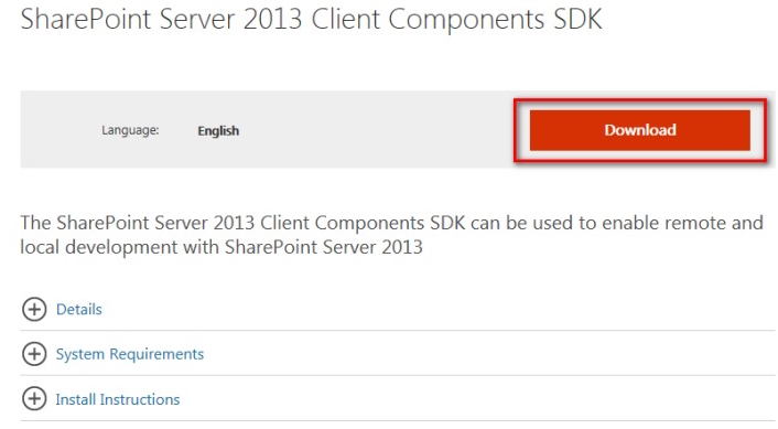 SharePoint 2016/2013 - How To Install SharePoint Client Components SDK SharePoint 2016/2013 - How To Install SharePoint Client Components SDK