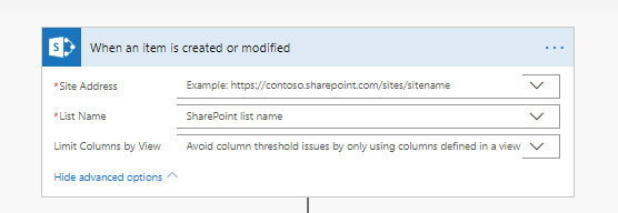 SharePoint Based Triggers In MS Flow - Part Two