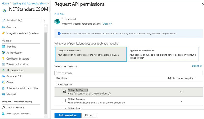 SharePoint CSOM For .NET Standard