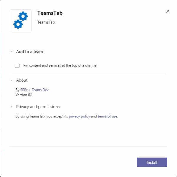 SharePoint Framework - Build Microsoft Teams Tab SharePoint Framework - Build Microsoft Teams Tab
