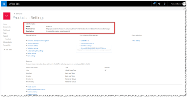 SharePoint Online - Working with Lists Using PowerShell