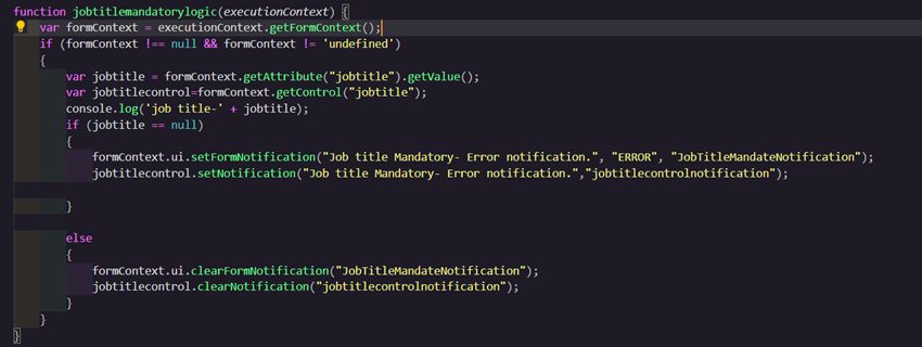 Show Notifications Beside CRM Field With Web Resource In Dynamics CRM